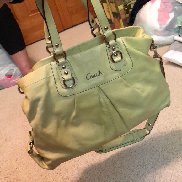 Coach | Bags | Vintage Green Coach Tote | Poshmark